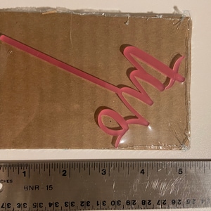 Birthday Cake Topper Age in Script Font - Etsy