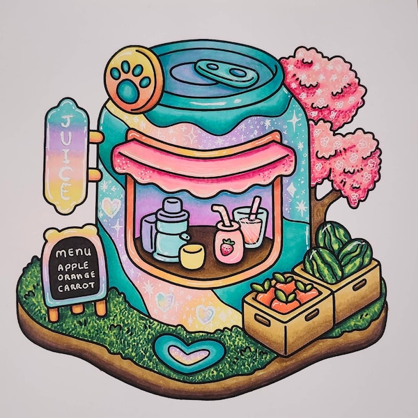 Little Corner: Super Cute Designs of Cozy, Hygge Spaces Coloring Book ...