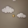 Set of 5 Clouds Wall Hanging,clouds Decor,photo Prop,clouds Nursery ...