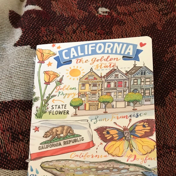 California Notebook. - Etsy
