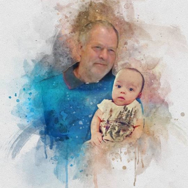 Add Deceased Loved One to Photo Loss of Loved Ones Memorial Gift for ...
