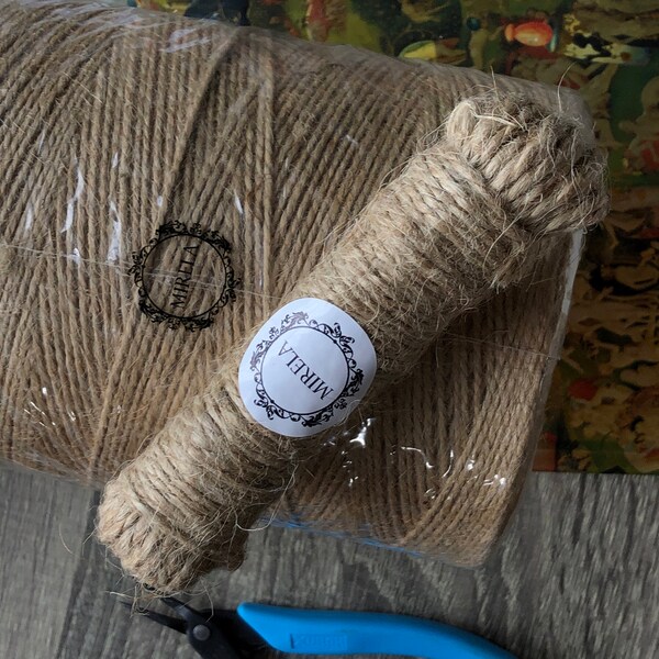 Linen Flax Twine | Linen Cord | Linen Rope | Gift for Christmas | Linen ...