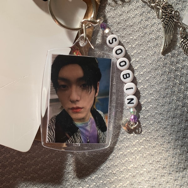 TXT Keychain With Photo Frame - Etsy