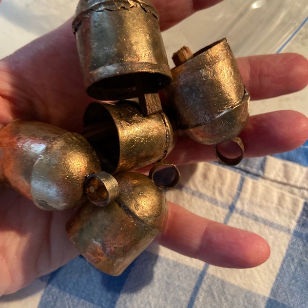 Rustic Farmhouse Gold Bells for Garlands Ornaments Wind Chimes - Etsy