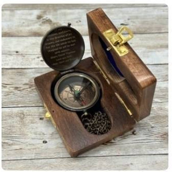 Personalized Compass, Engraved Compass, Custom Compass, Functional ...