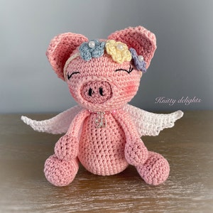 Amigurumi Crochet Pattern Pippa the Pig Angel ENGLISH ONLY | Etsy