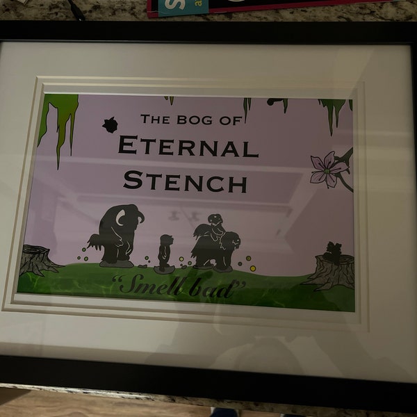 The Bog of Eternal Stench Wall Art Print (unframed) | Labyrinth Movie ...