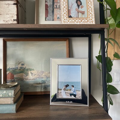 Lenox True Love Personalized 8x10 Picture Frame, Custom Engraved Silver ...