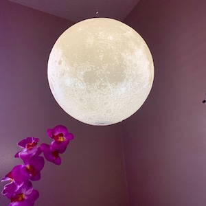 Hanging Uranus Lamp, 16 Color LED, Remote and Touch Control, 6.5 Inch ...