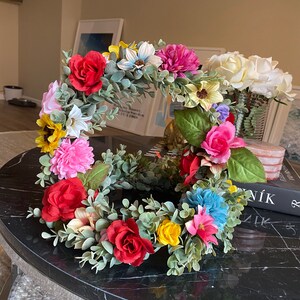 Midsommar May Queen Crown Flower Crown With Arch Giant - Etsy