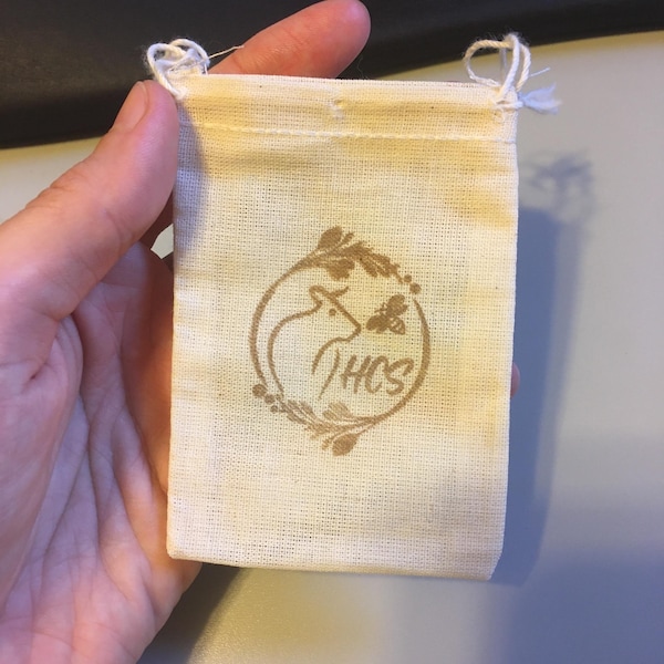 Made in the USA 3x5 Inch Muslin Double Drawstring Bags Multiple Colors ...