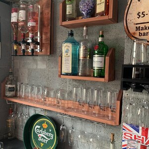 Custom Wall Mounted Drinks Spirits Optics Wall Mounted Drinks - Etsy UK