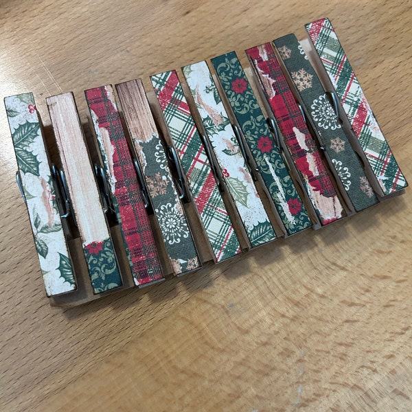 Black & Cream Music Note Themed Decoupage Clothespins Set of 10 - Etsy