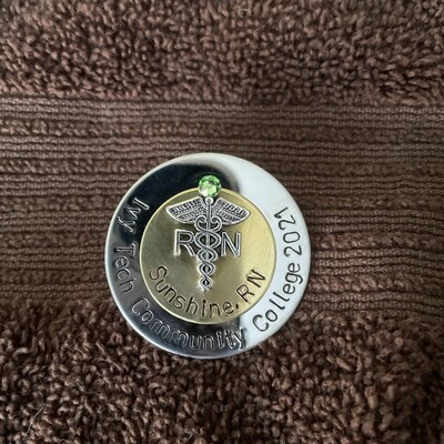 Personalized Nursing Pin/customized Nurse Pin/lpn BSN RN Nurse Pin ...