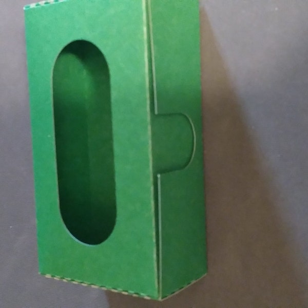 Business Card Box With Window SVG Template: Cricut & Silhouette Cut ...