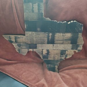 Texas Barrel Art. State of Texas Made From Reclaimed Bourbon Barrel ...