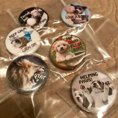 Dog Lovers Veterinarian Assistant Vet Tech Buttons Pins Badges Gift 1. ...