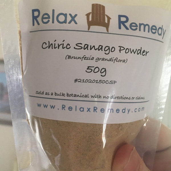 Peruvian Chiric Sanango Powder: Brunfesia Grandiflora Tea - Etsy
