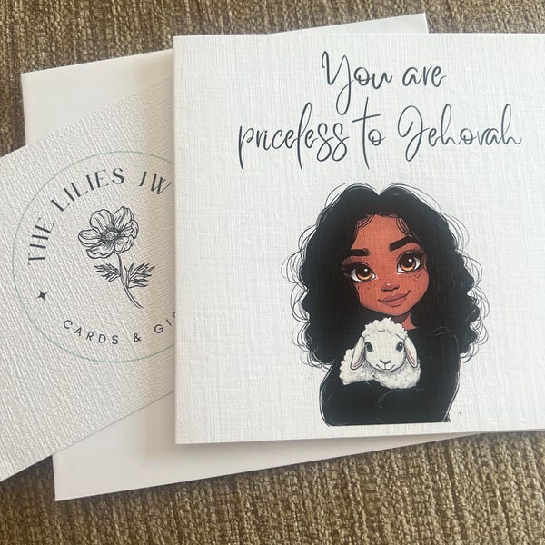 Thank You Card - Reflecting Jehovah’s Love | Gratitude Card for Acts of ...