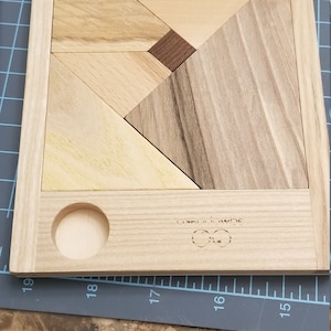 Black Square Puzzle, Wooden Square Puzzle, Tangram Puzzle, Wood Toy ...