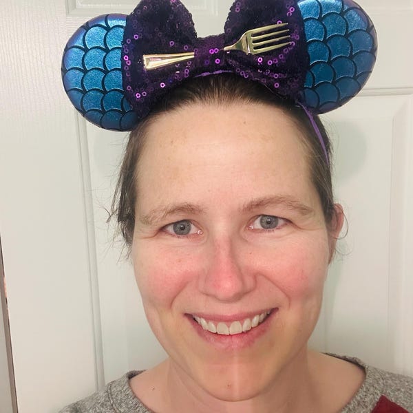 Fairy Godmother Mouse Ear Visor, Fairy Godmother Running Costume ...