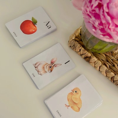 Educational Alphabet Flashcards ABC Montessori Flashcards, Homeschool ...