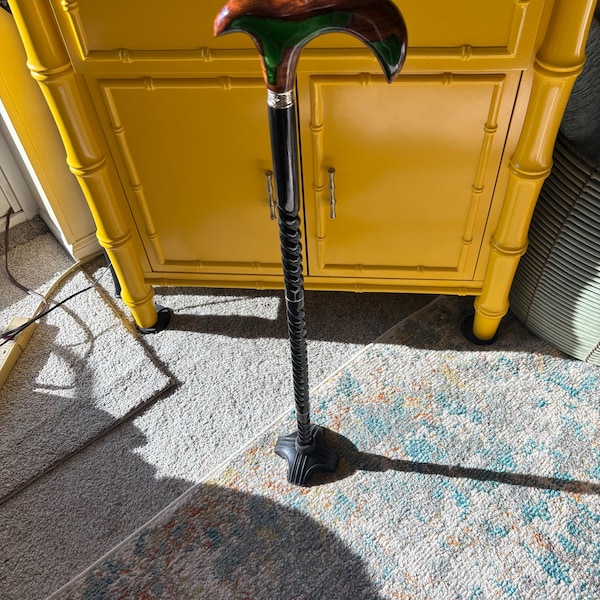 Resin Walking Cane | Antique Walking Cane | Palm Wood Walking Stick ...