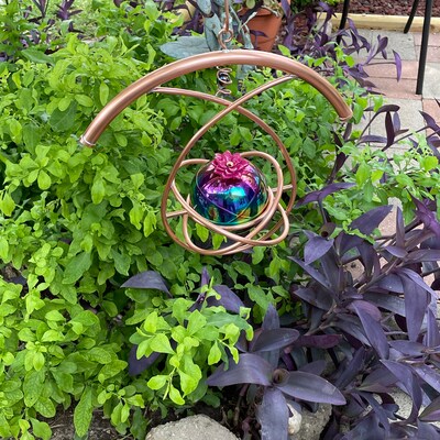 Copper Garden Sprinkler, Outdoor Garden Sprinkler, Aquatic Atoms Copper ...