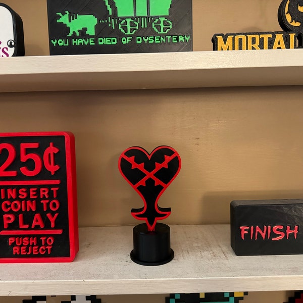 Heartless Emblem Statue - Kingdom Hearts 3D Printed Figurine - Etsy