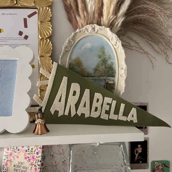 Personalized Name, Custom Dorm Room Pennant, Roommate, Dorm Decor ...