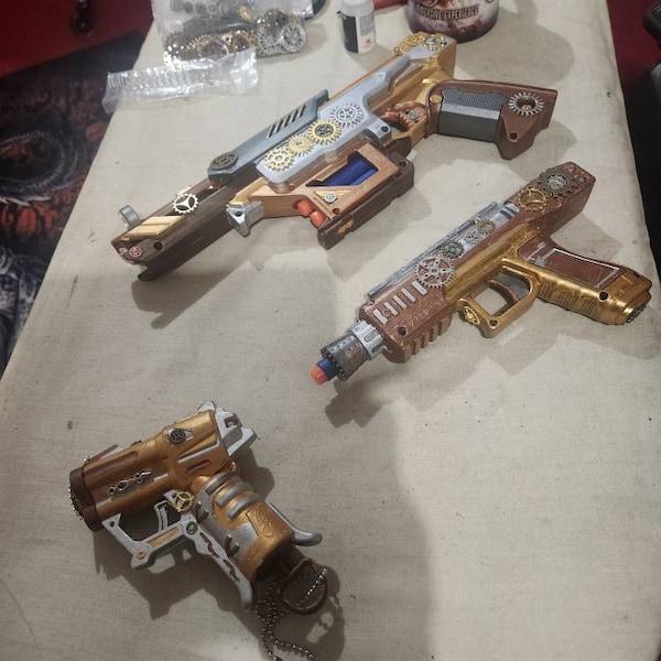 Maliang Extended Hades Barrel Top Rail 3D Printed for Nerf Hammershot ...