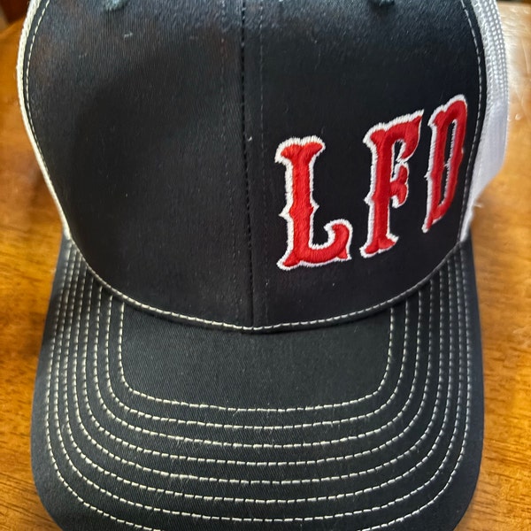 Firefighter Station Number Custom Baseball Cap - Richardson 112 Caps ...