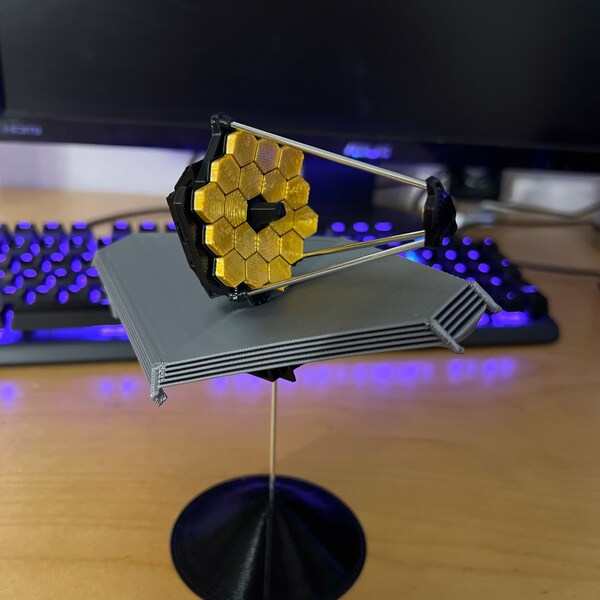 3D Printed James Webb Space Telescope Model Kit - Etsy