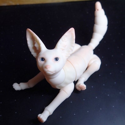 Small Fox Pet BJD Pet Animal for 1/12 1/8 1/6 1/4 1/3 Bjddoll & Blythe ...