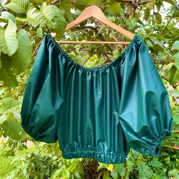 Puff Sleeve Sewing PDF Pattern Top Blouse | Womans Digital Pattern ...