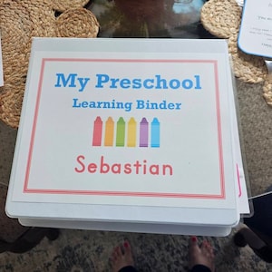 Kindergarten-1st Grade Learning Binder Ages 5-7 - Etsy