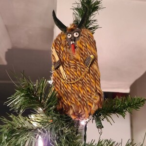 Furry Krampus Ornament - Etsy