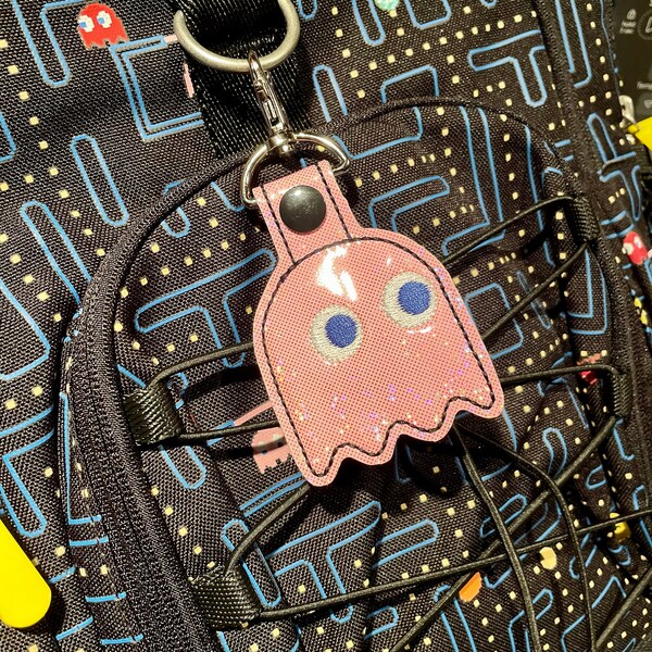 Retro Arcade Game Key Fob, Zipper Pull, Luggage Tag, Key Chain ...