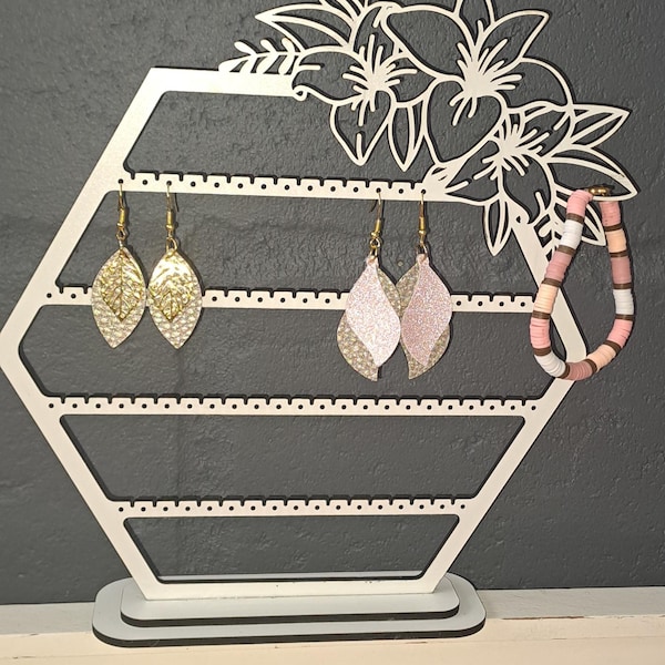 Laser Cut Earring Stand Svg Files, Earring Holder Files, Vector Files ...