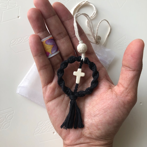 Car Mirror Cross, Cross Car Charm, Christian Rearview Mirror Hanging ...