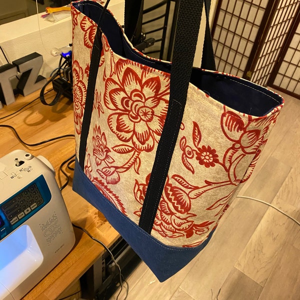 Tote Bag Sewing Pattern - Etsy