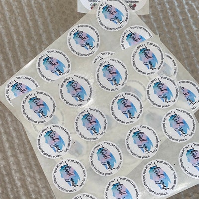 16 Thank You Stickers, Happy Mail Labels, Packaging Stickers, Chill Bro ...