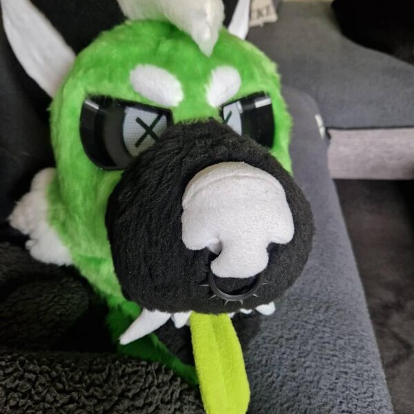 Snake Demon 3D Printed Fursuit Head Base - Etsy