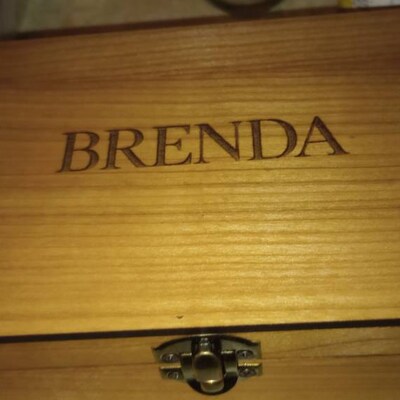 Personalized Wooden Name Box for Memories, Keepsake Gift, Present for ...