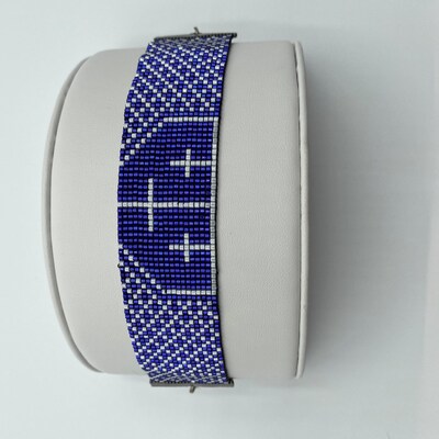 Bead Bracelet Pattern, Cross Bracelet Pattern, Loom Pattern Beading ...