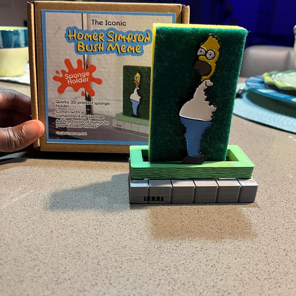 Homer Simpson Headphone Stand | Funny Gamer Headset Holder | Unique ...