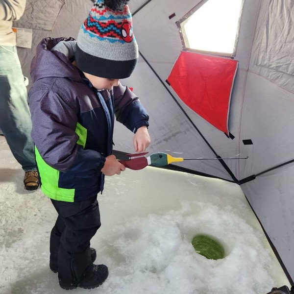 Green Hornet Ice Fishing Pole - Etsy