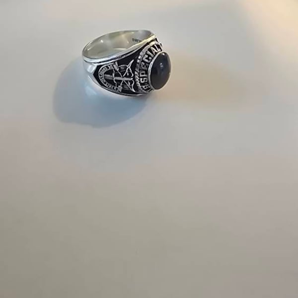 Custom Made Ring , Silver 925 , 1962 , Naval Ring , Class , New ...