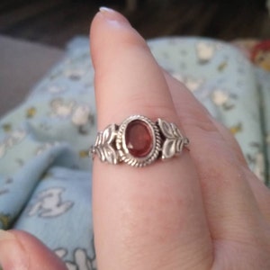 Rainbow Crystal Ring Unique Bohemian Ring Unique Silver - Etsy