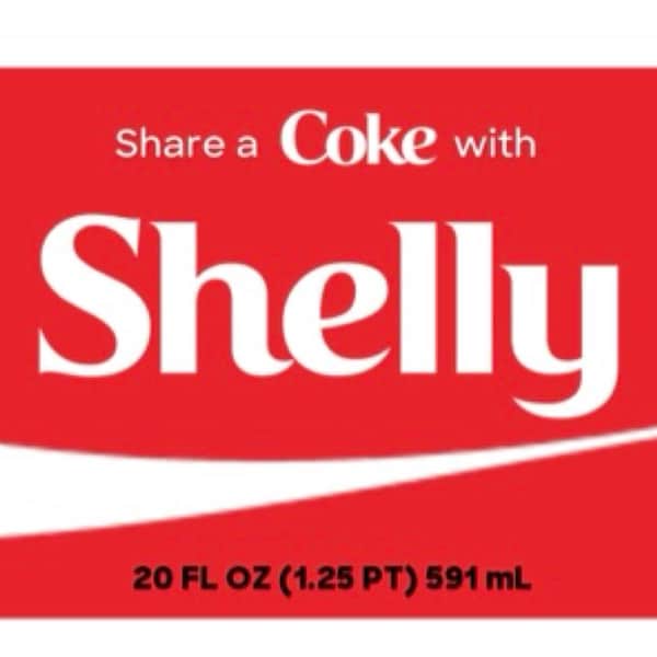 DIY Custom Coke Bottle Label Template: Editable Canva Design (digital ...